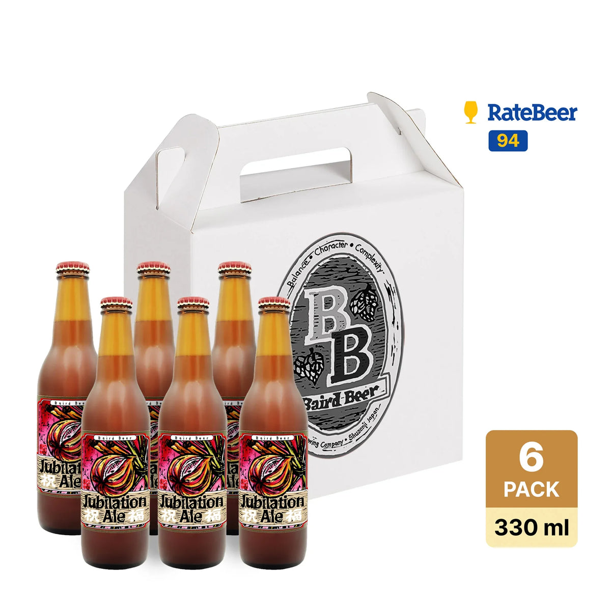 Baird Jubilation Ale (6x330ml) – SAKE MAMA | 日本酒ママ